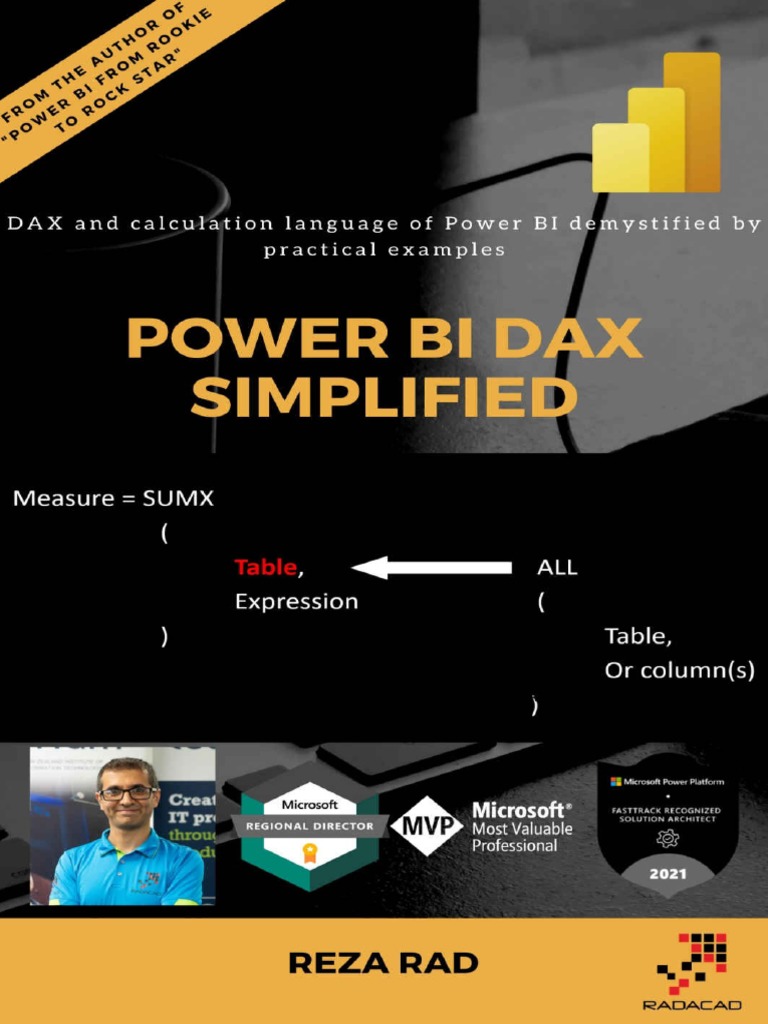 Power BI DAX Simplified B099SBN1XP | PDF | Data | Computer Programming
