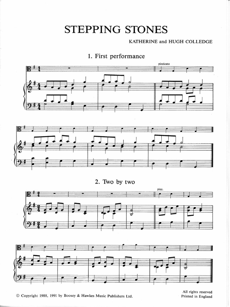 Stepping Stones Piano | Download Free PDF | Musical Instruments ...