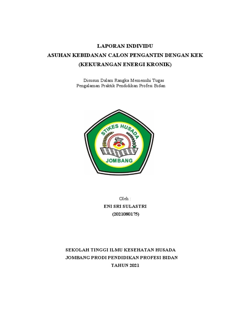 5 - Eni Sri Sulastri - 2021080175 - Askeb Catin Dengan Kek | PDF
