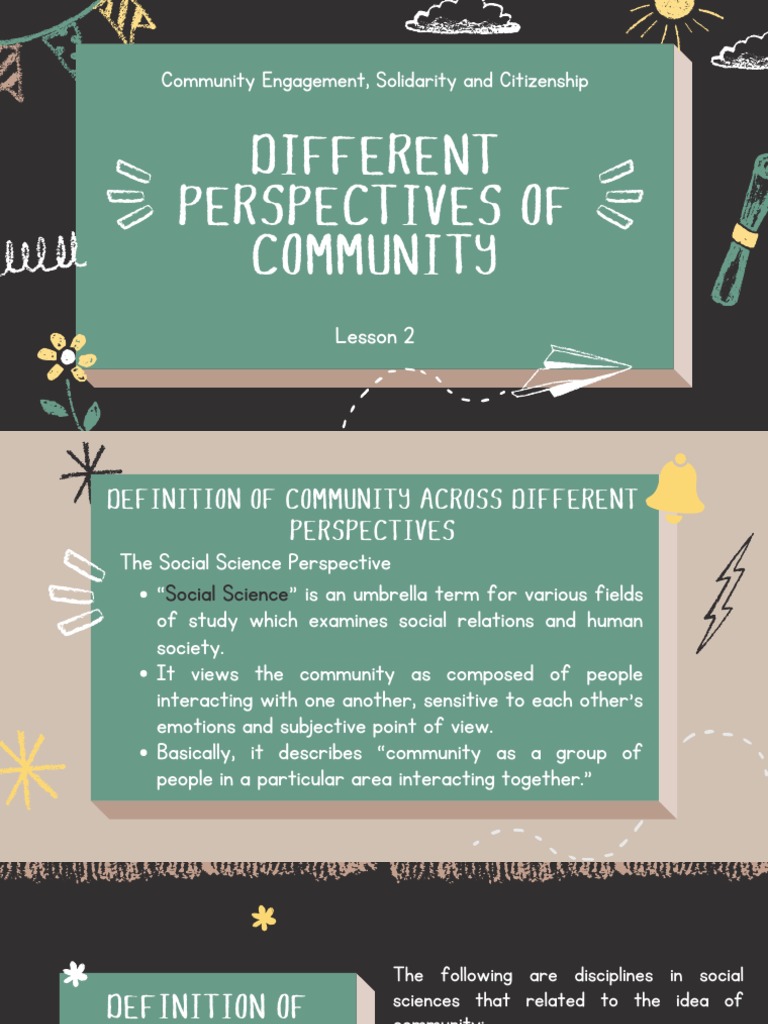Community Perspectives in Social Science | PDF | Psychology | Community