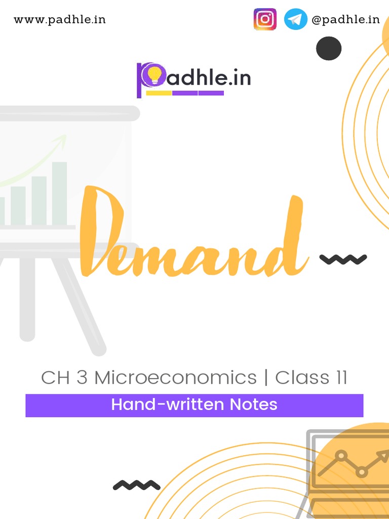 Padhle 11th - 3 - Demand - Microeconomics - Economics | PDF | Demand ...
