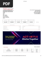 ACT Broadband Bill | PDF | Invoice | Government