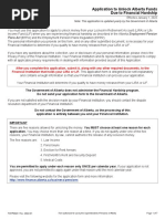 Form 5: Unlocking Ontario Accounts | PDF