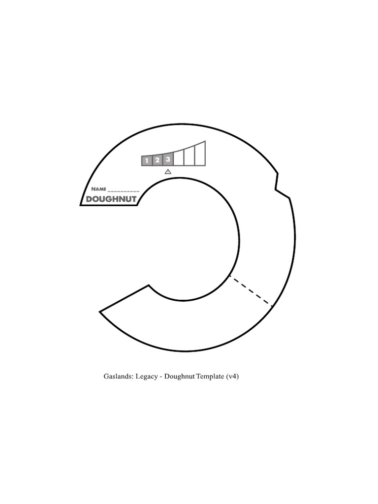 Gaslands Legacy Doughnut Template | PDF