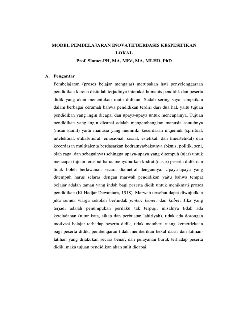 Prof Slamet | PDF