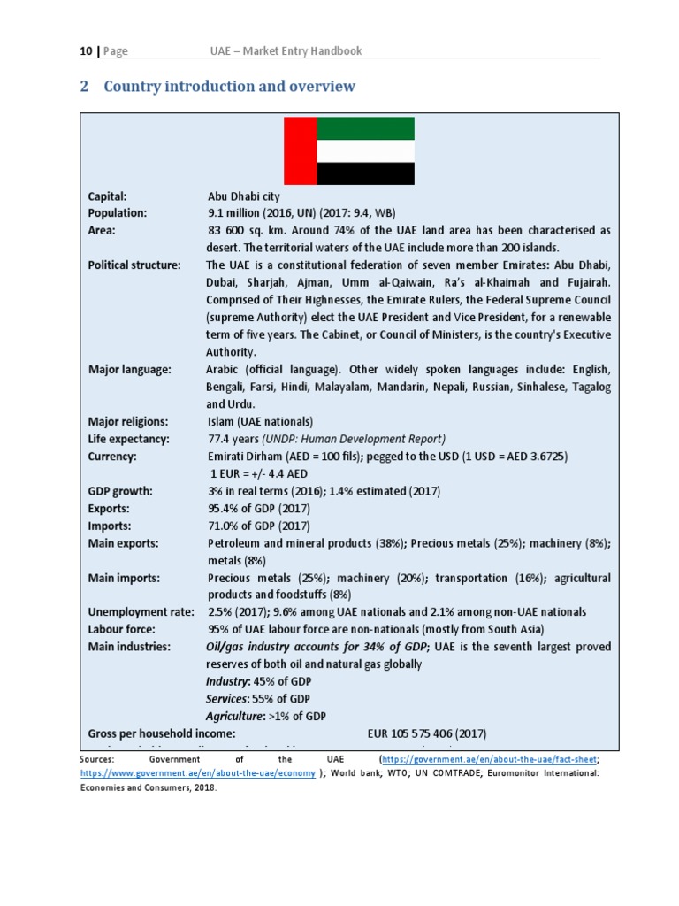 Country Introduction and Overview | PDF | United Arab Emirates ...