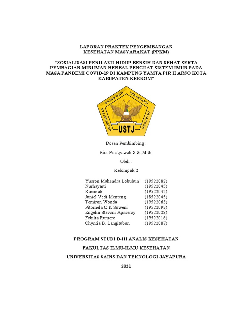 Laporan PPKM Fix Yang Sudah | PDF | Pengembangan Diri | Sains & Matematika