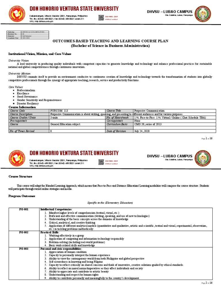 Don Honorio Ventura State University | PDF | Educational Technology ...