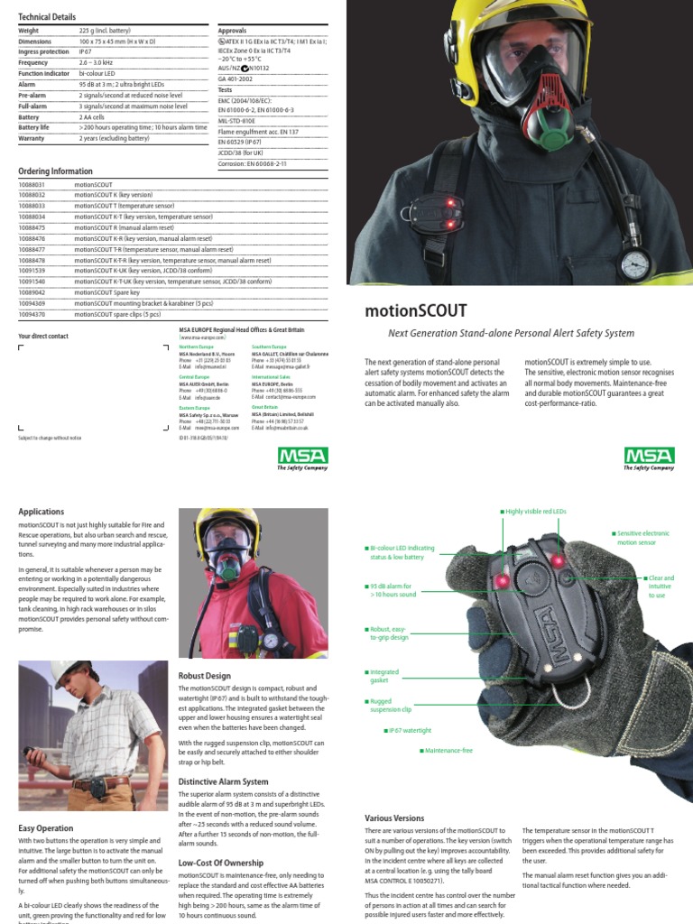 MotionSCOUT Bulletin - GB | PDF | Equipment | Manufactured Goods