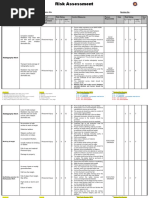 HSE Risk Assessment To The Activity of Welding Cutting & Grinding | PDF ...