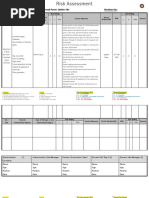 Hot Work Risk Assessment and Permit | PDF | Fires | Risk Assessment