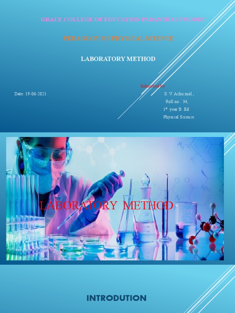 Laboratory Method in Physical Science | PDF | Science | Laboratories