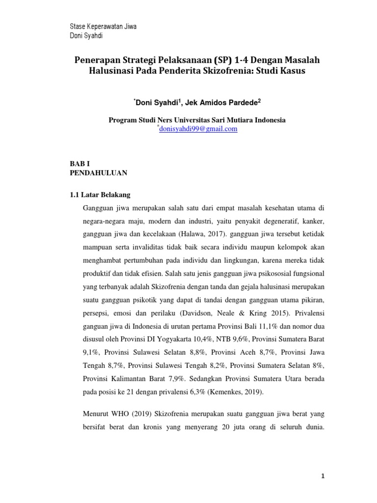 Askep Jiwa Fix | PDF