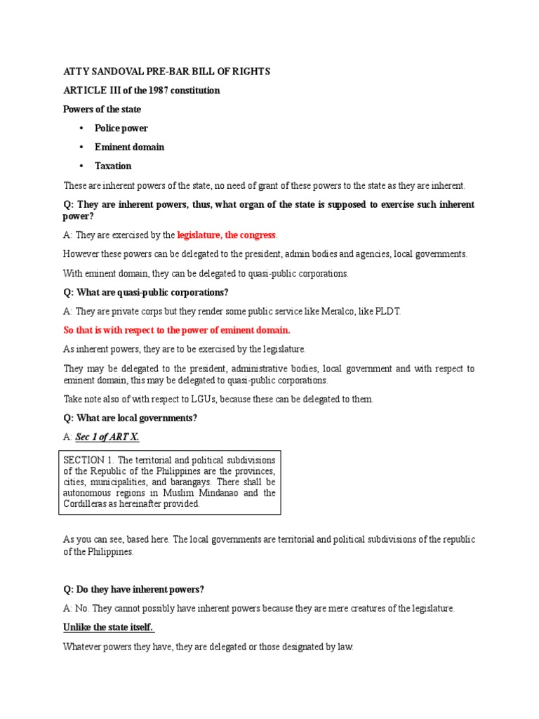 Atty Sandoval (Prebar Trans) | PDF | Bail | Eminent Domain