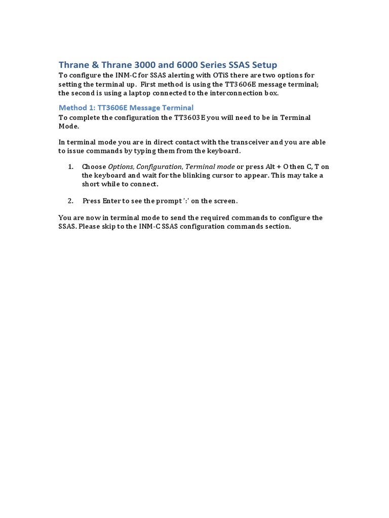 SSAS Configuration for Thrane & Thrane | PDF | Computers