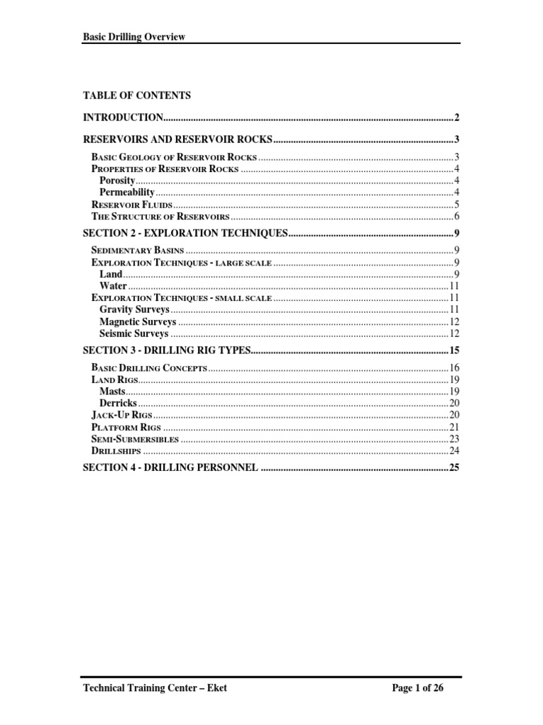 Drilling Technology | PDF | Petroleum Reservoir | Casing (Borehole)