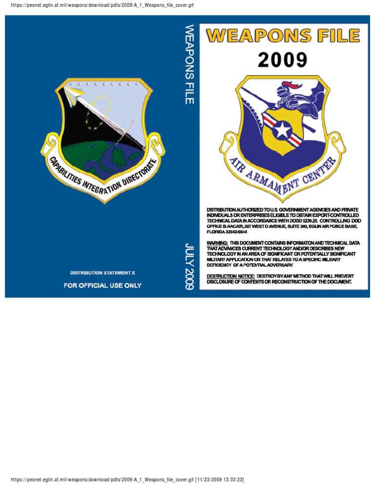 2009 Weapons File | PDF | Shell (Projectile) | Fuze