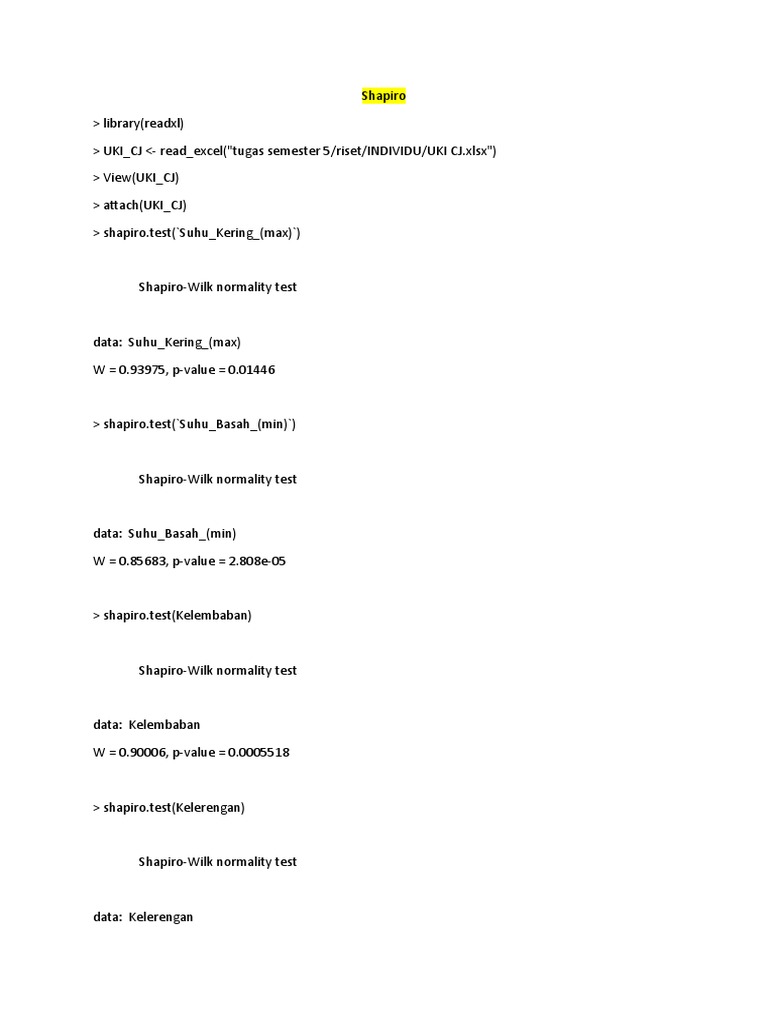 Rumus R Studio | PDF | Errors And Residuals | Degrees Of Freedom ...