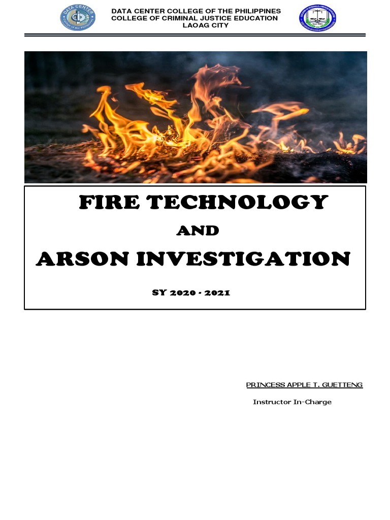 Fire Technology Arson Investigation | PDF | Combustion | Fires