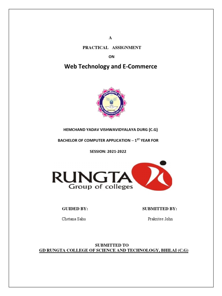Anurag Devnath Bca 1web TCH | PDF | Html | Java Script