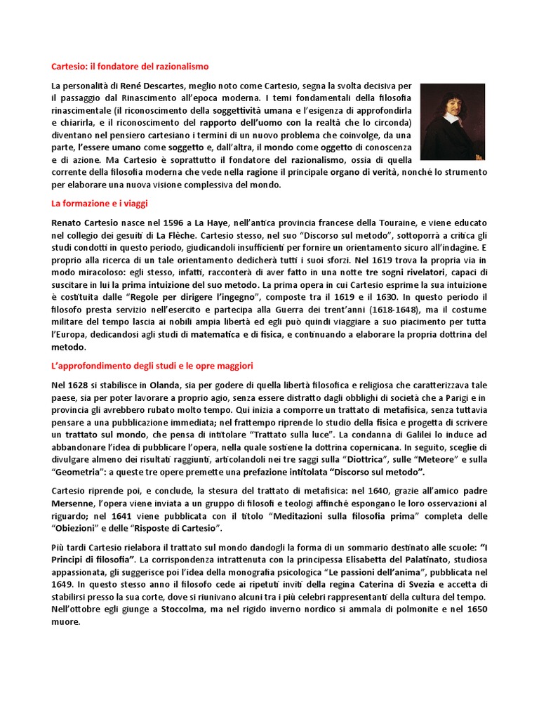 Cartesio | PDF
