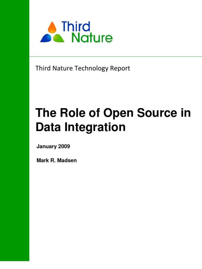 Madsen WP Open Source Data Integration | PDF