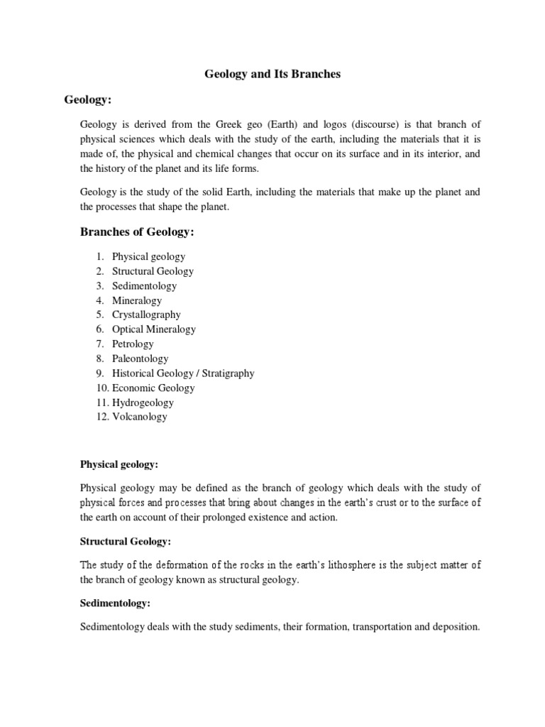 Assignment | PDF | Geology | Rock (Geology)