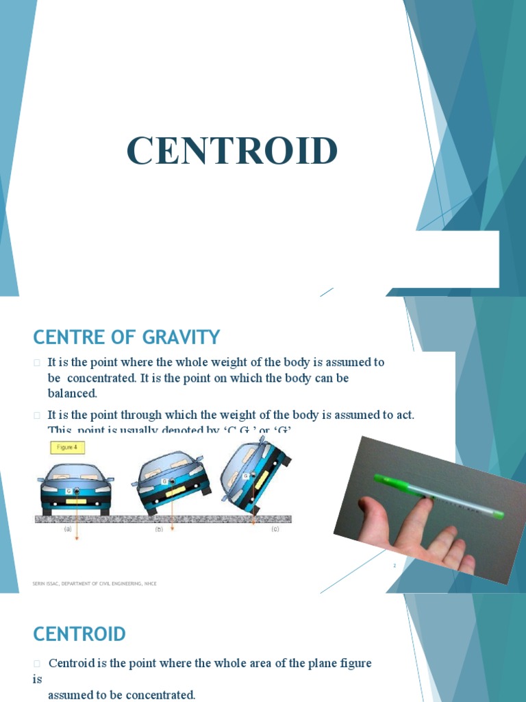 Module 4 A Centroid | PDF | Cartesian Coordinate System | Area