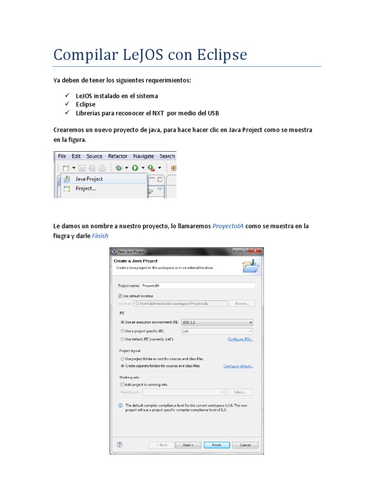 Compilar Lejos Con Eclipse | PDF | Eclipse (software) | Java (lenguaje de programación)