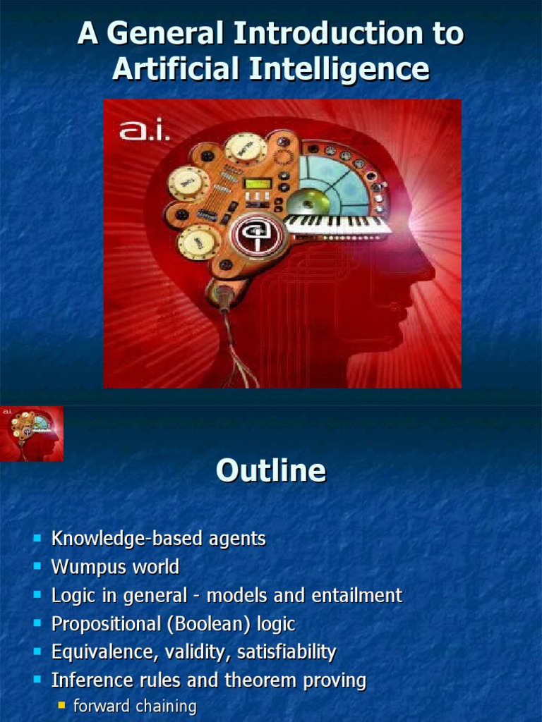 A General Introduction To Artificial Intelligence | PDF | Logical Consequence | If And Only If
