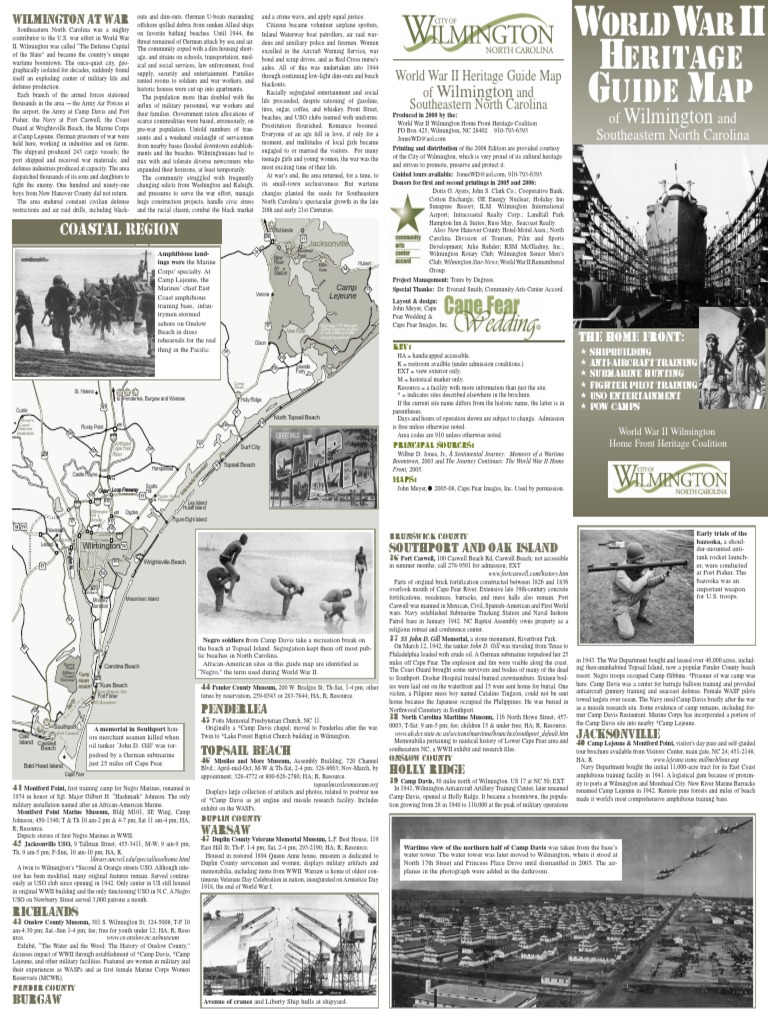 World War II Heritage Guide Map (Article) Author World War II ...