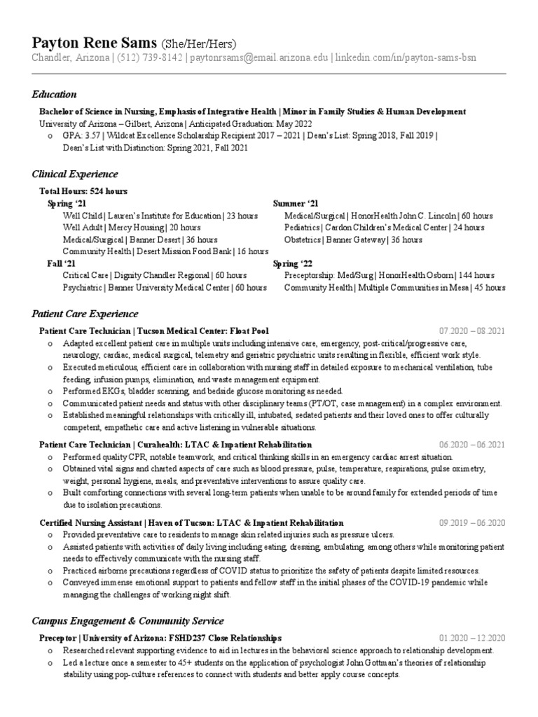 Aspiring Nurse's Career Journey | PDF | Palliative Care | Nursing