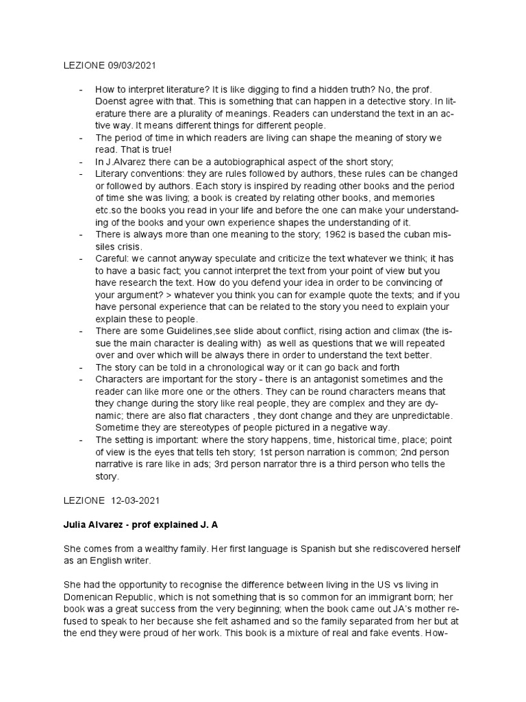 Multicultural American Literature - Lezioni | PDF | Narrative ...