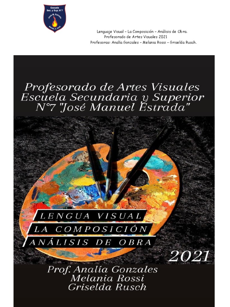 LENGUAJE VISUAL Cuadernillo | PDF | Color | Composición (artes visuales)