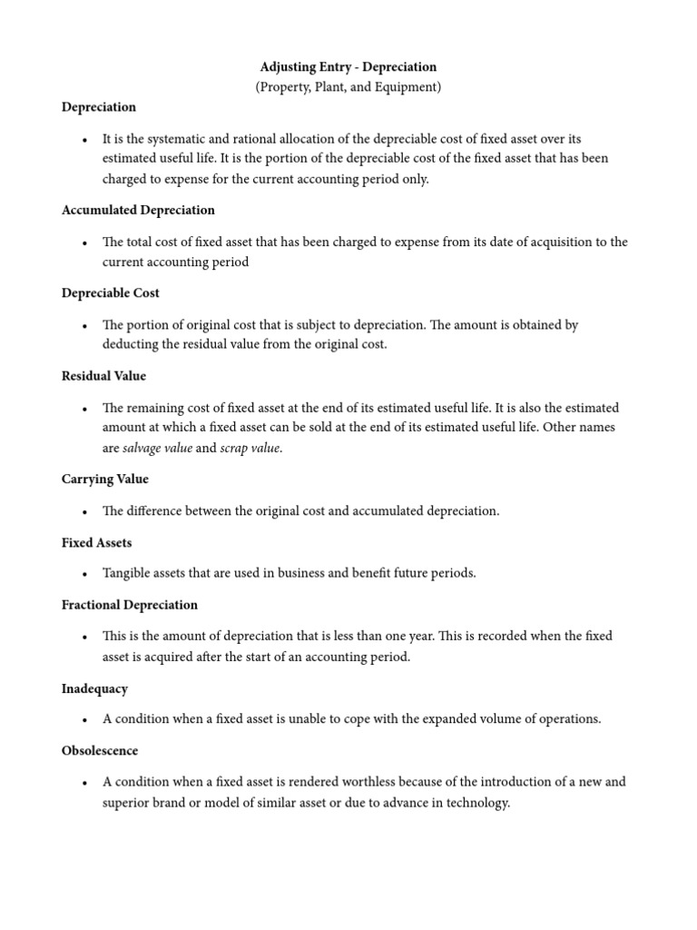 Depreciation | PDF | Fixed Asset | Depreciation