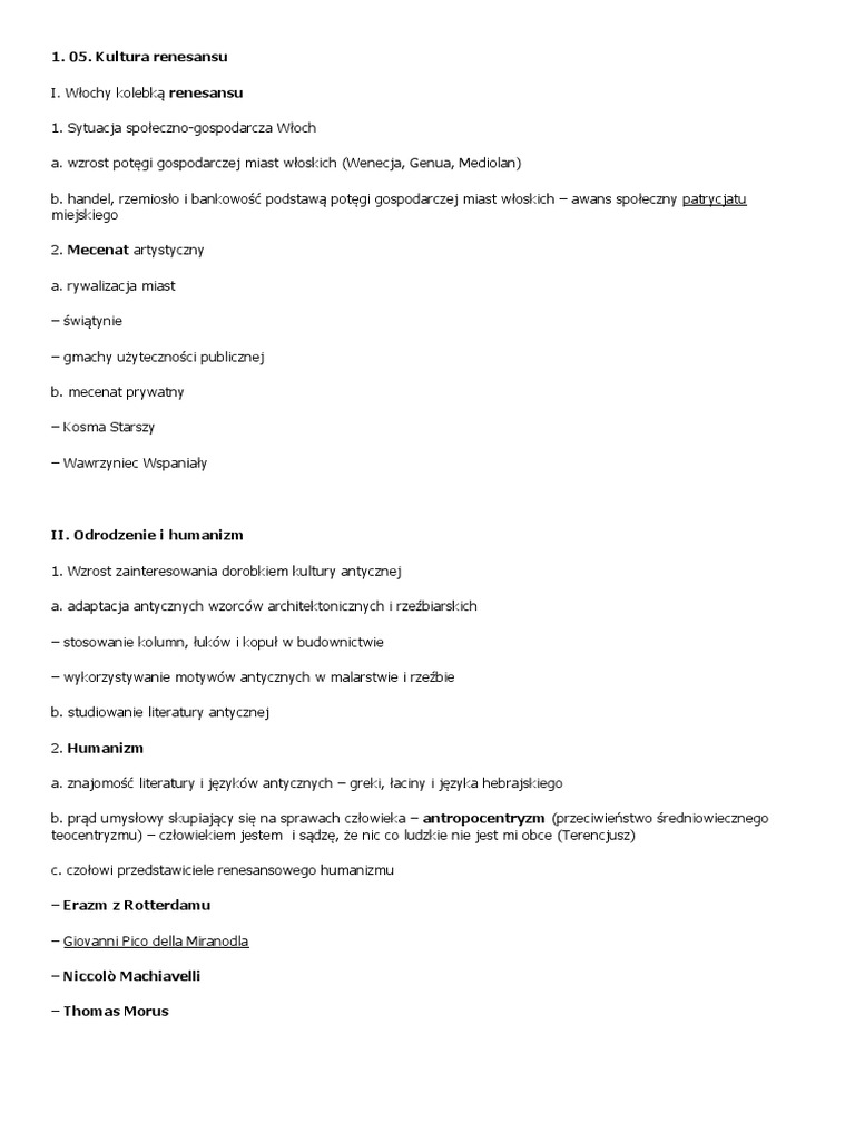 Kultura Renesansu | PDF