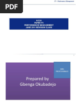 ACCA PM Variance Formula | PDF | Variance | Average Cost