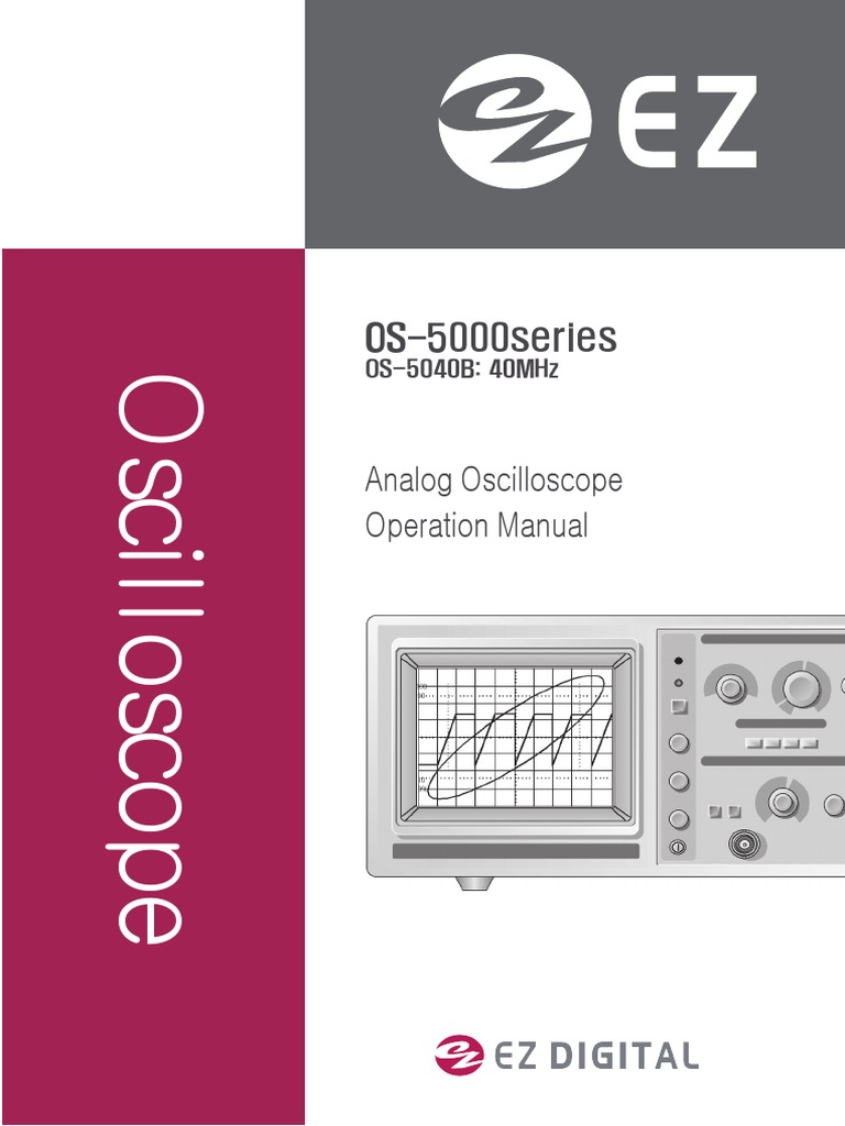 Analog Oscilloscope Manual | PDF | Phase (Waves) | Amplitude