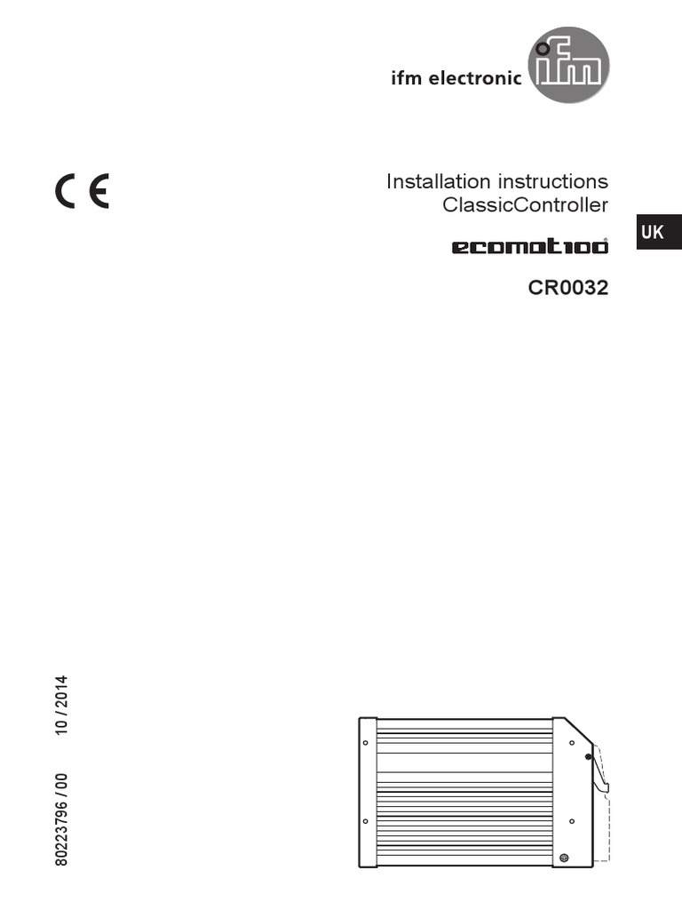 IFM CR 0032 Installation Instructions | PDF