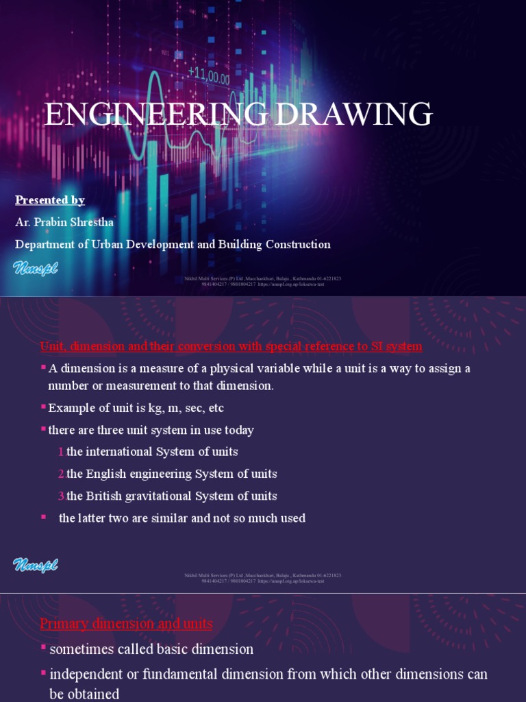 Engineering Drawing Class 2 March 21 2022 | PDF | International System ...