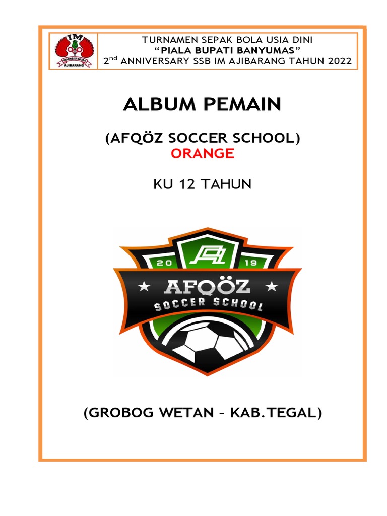 Afqoz Ss Orange U12 | PDF