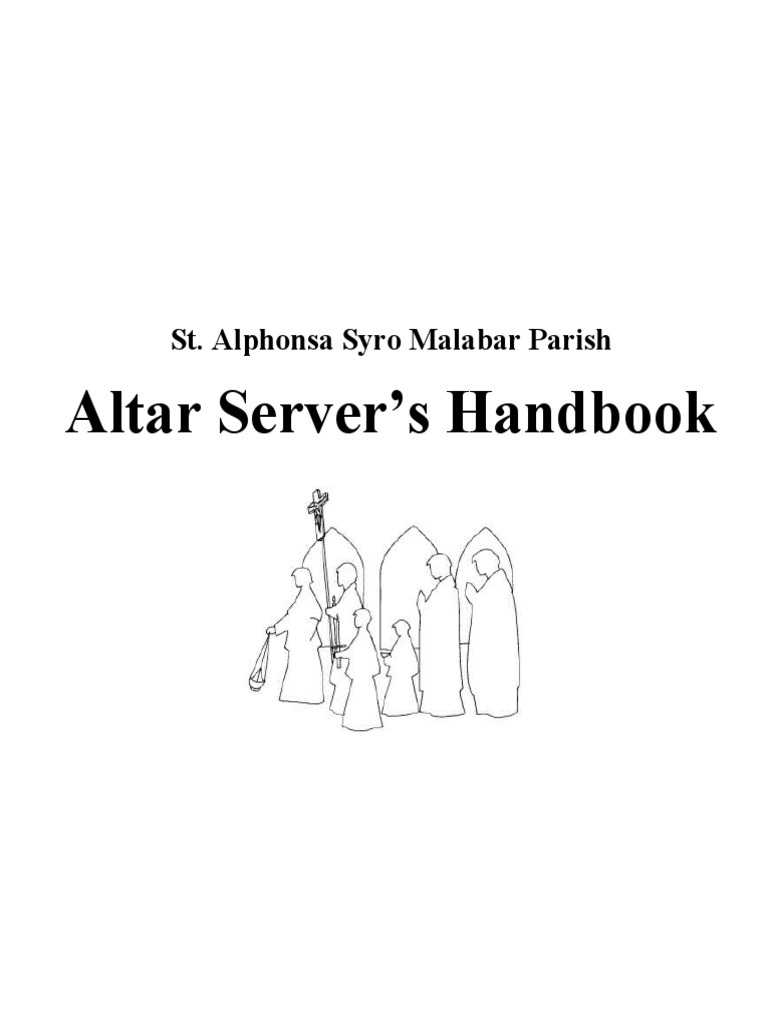 Altar Servers' Handbook | PDF | Eucharist | Altar
