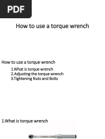 Sop Torque Test | PDF