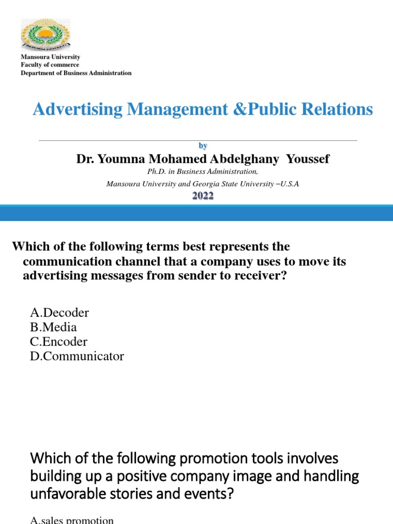 Advertising Management Insights | PDF | Brand | Marketing