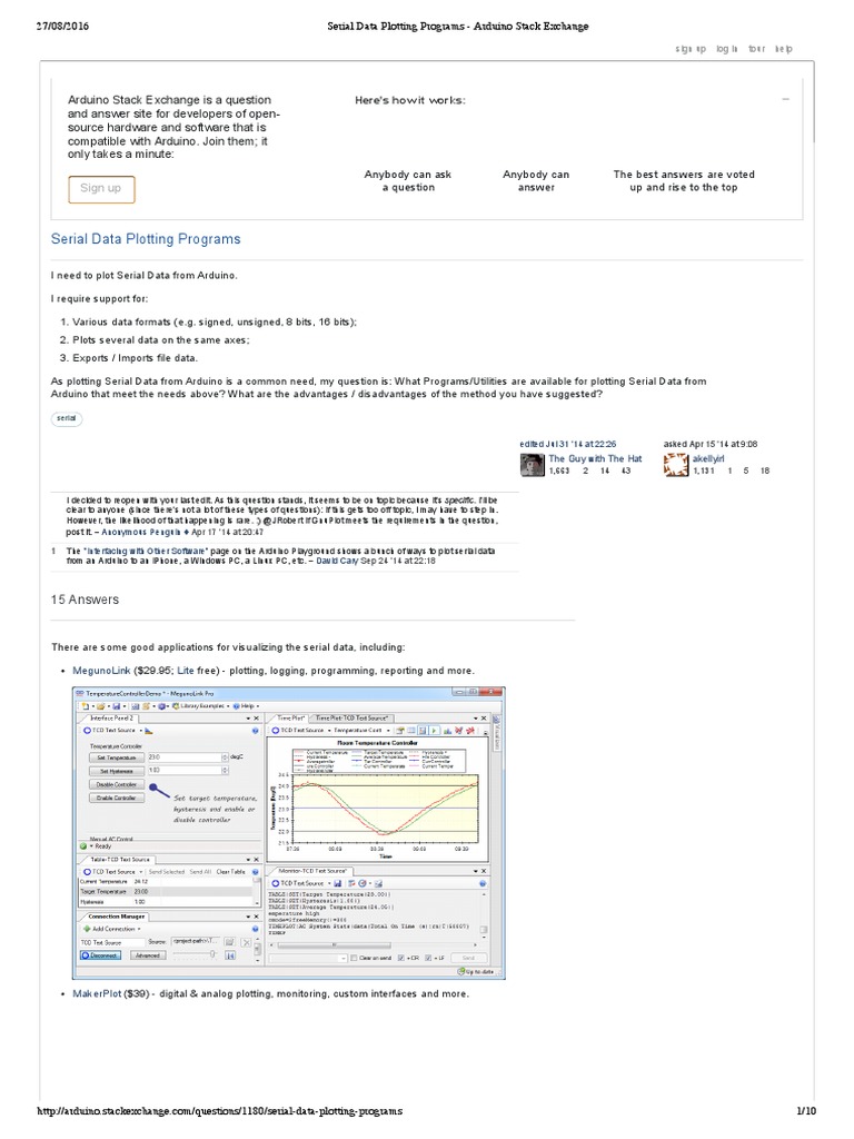 Arduino Serial Data Plotting | PDF | Command Line Interface | Graphical ...