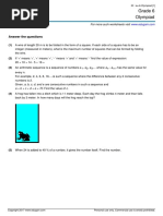 Grade 6 Canadian Math Kangaroo Contest Sample Paper | PDF | Image ...