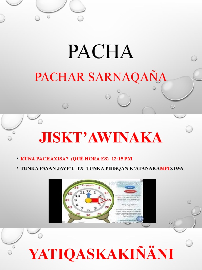 Pacha: Pachar Sarnaqaña | PDF | Religion & Spirituality