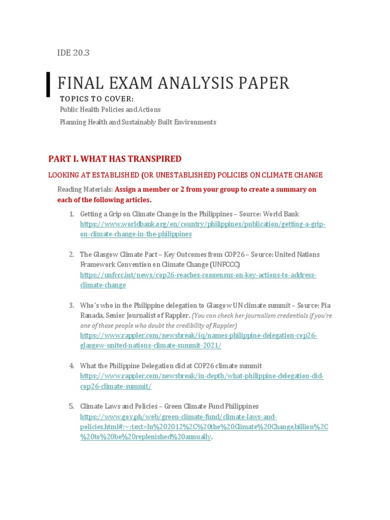 Ide 20 Final Exam | PDF