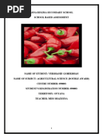 Agricultural Science Sba On Broiler | PDF | Chicken | Poultry Farming