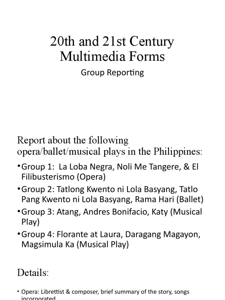 20th and 21st Century Multimedia Forms | PDF | Art